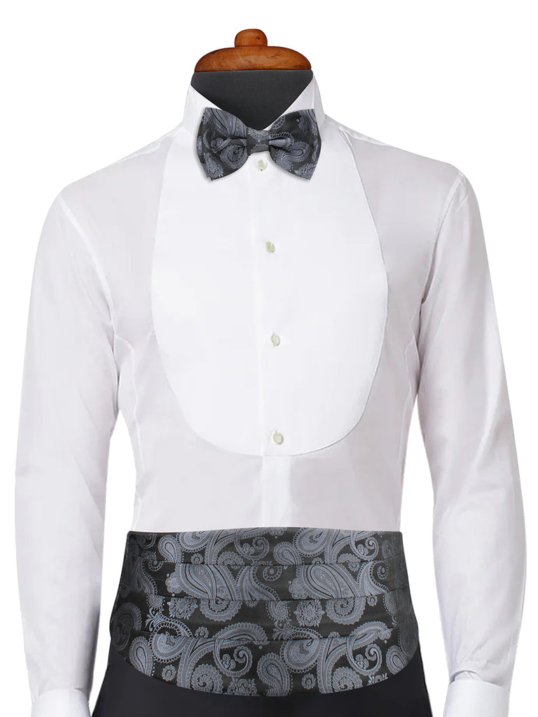 Buy-Kavove-Paisley-Black-Cummerbund-Gift-Set |Cummerbund Gift Set online at www.peluche.in